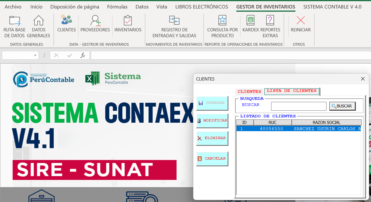 Gestión de Clientes y Proveedores con la Nueva versión de ContaExcel ...