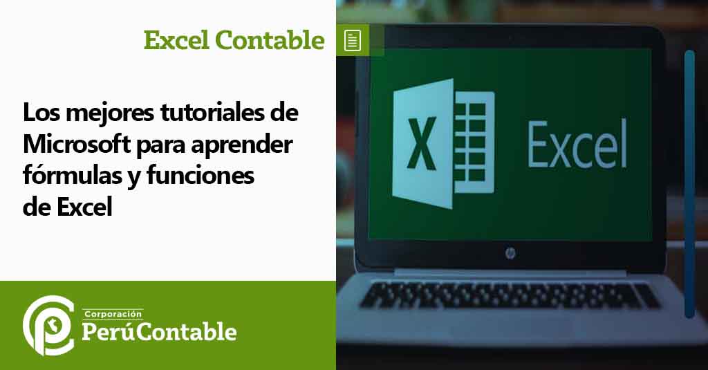 Los mejores tutoriales de Microsoft para aprender fórmulas y funciones de Excel | Excel Contable