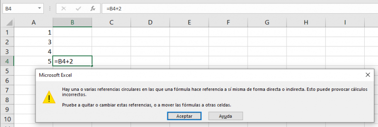 REFERENCIAS CIRCULARES EN EXCEL | Excel Contable