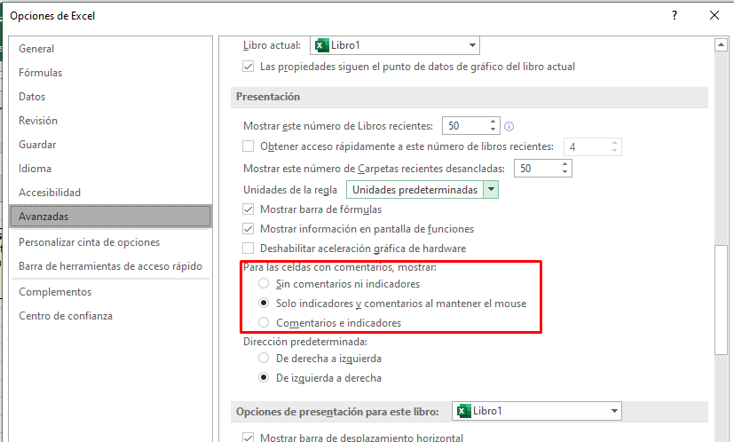 UTILIZAR COMENTARIOS EN EXCEL | Excel Contable