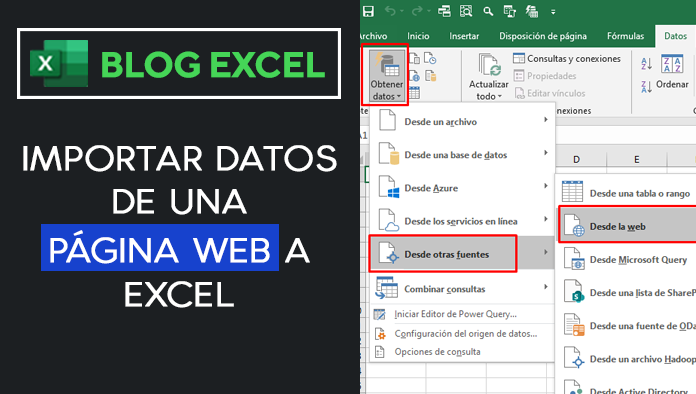 IMPORTAR DATOS DE UNA PÁGINA WEB A EXCEL | Excel Contable