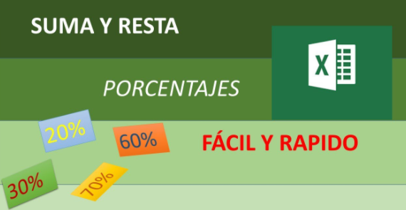 CÓMO SUMAR O RESTAR PORCENTAJES EN EXCEL | Excel Contable CÓMO SUMAR O RESTAR PORCENTAJES EN EXCEL | Excel Contable