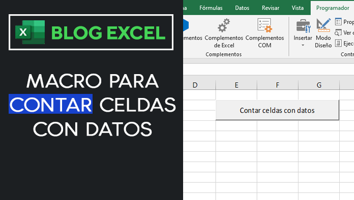 MACRO PARA CONTAR CELDAS CON DATOS | Excel Contable