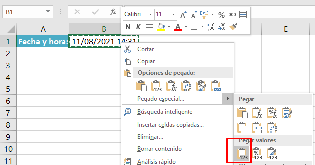 CONVERTIR FÓRMULAS A VALORES EN EXCEL | Excel Contable CONVERTIR FÓRMULAS A VALORES EN EXCEL | Excel Contable
