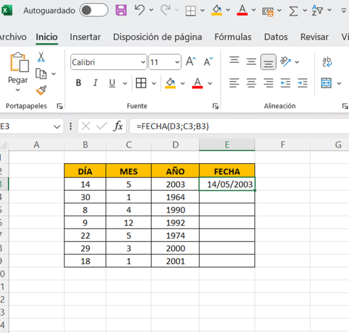 Fórmulas de FECHA: Aprende a manejarlo de forma sencilla en Excel ...