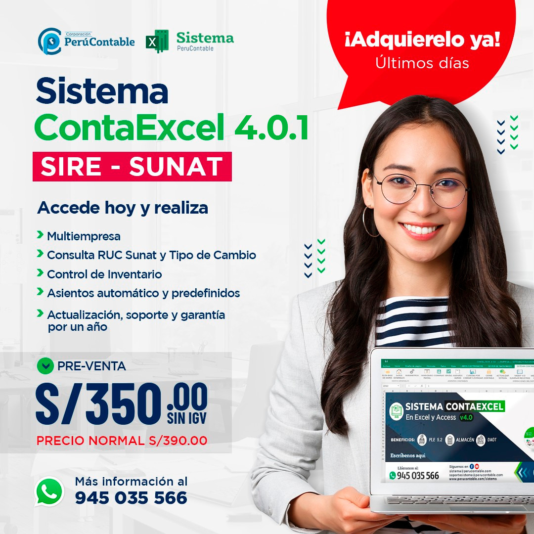 Sistema Contable | Excel Contable