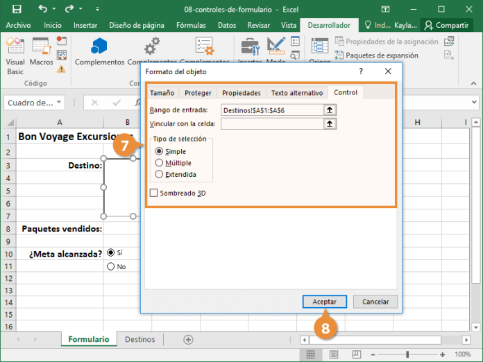Domina los controles de formulario en Excel y optimiza tu trabajo ...