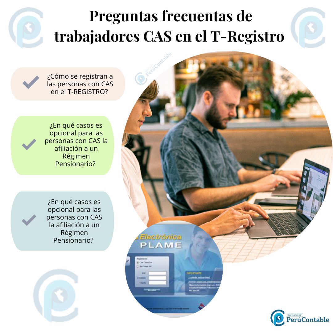 Tratamiento laboral de los trabajadores CAS en el T-REGISTRO | Laboral