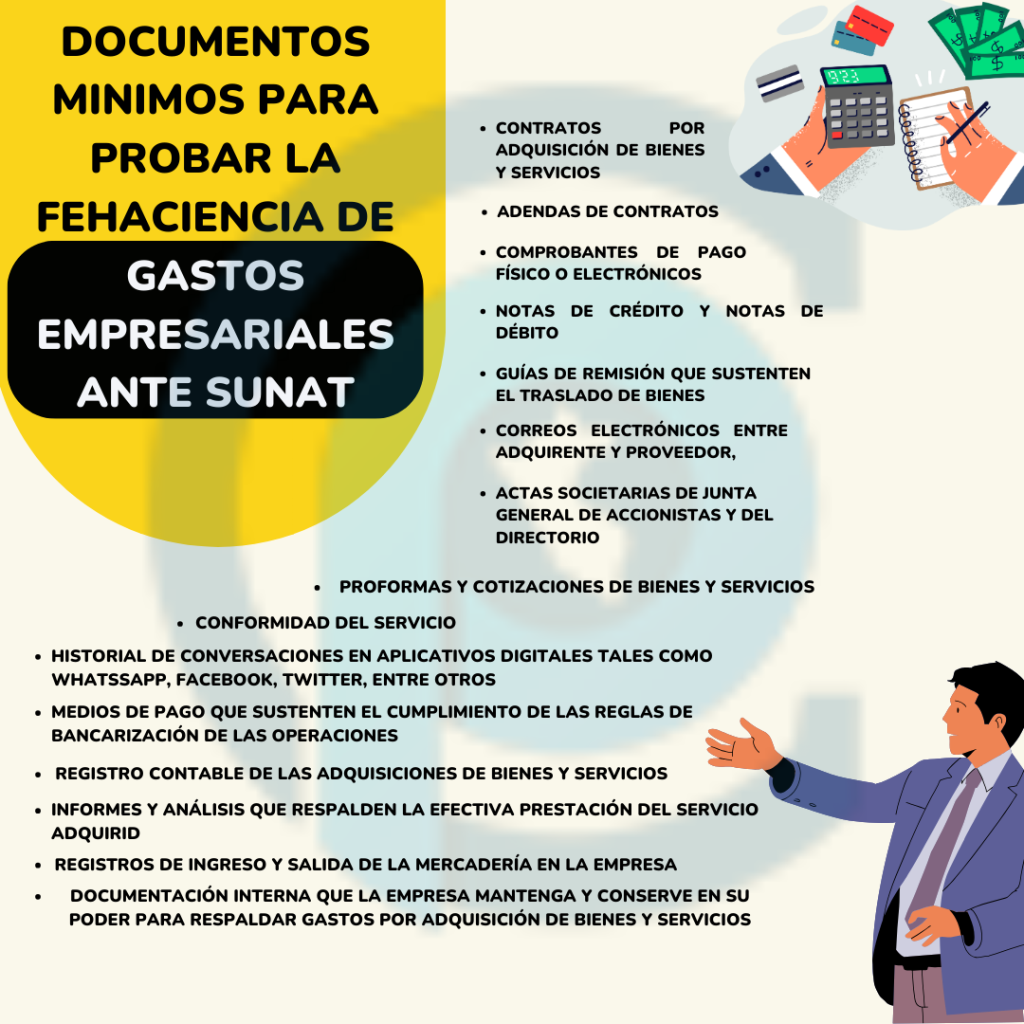 Quince documentos mínimos para probar la fehaciencia de los gastos ...