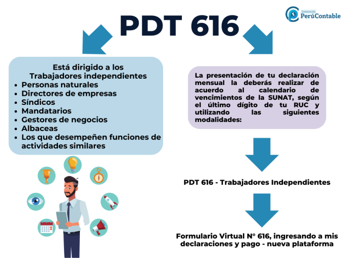 ¿Eres independiente? Descubre cómo pagar y declarar el PDT 616 ...